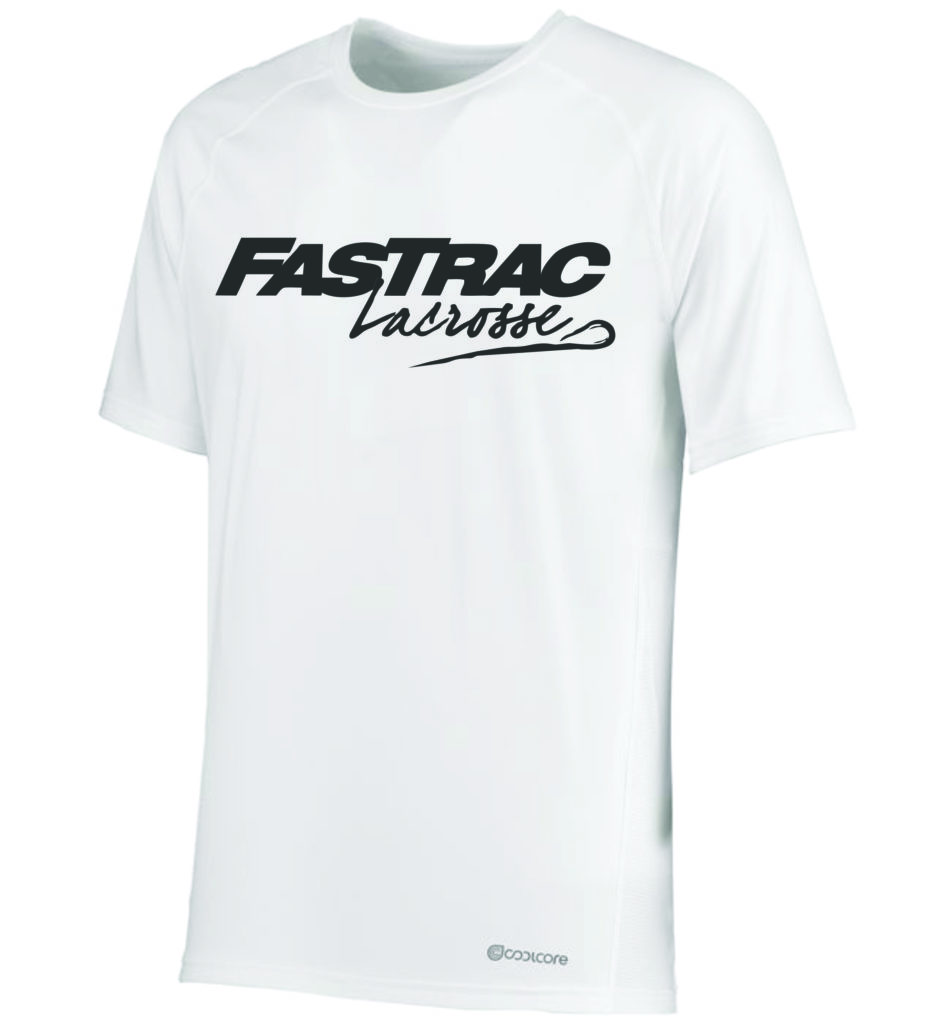 FASTRAC LACROSSE MEN'S WHITE SHOOTING SHIRT - TeamLAX Plus
