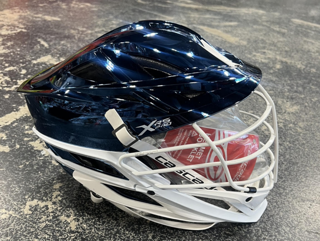 Cascade XRS-Pro Helmet METALLIC CHROME NAVY HELMET " One Size Fits Most ...