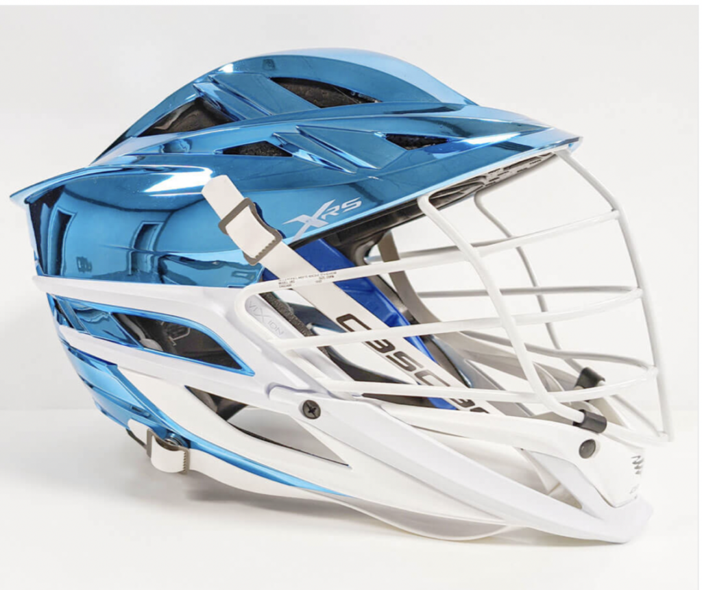 Carolina Blue Chrome Cascade XRS Pro Helmet- Iron Horse Austin ...