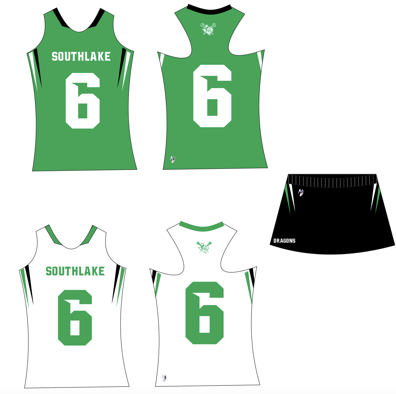 Southlake Lacrosse Youth Girls Game Uniform - TeamLAX Plus