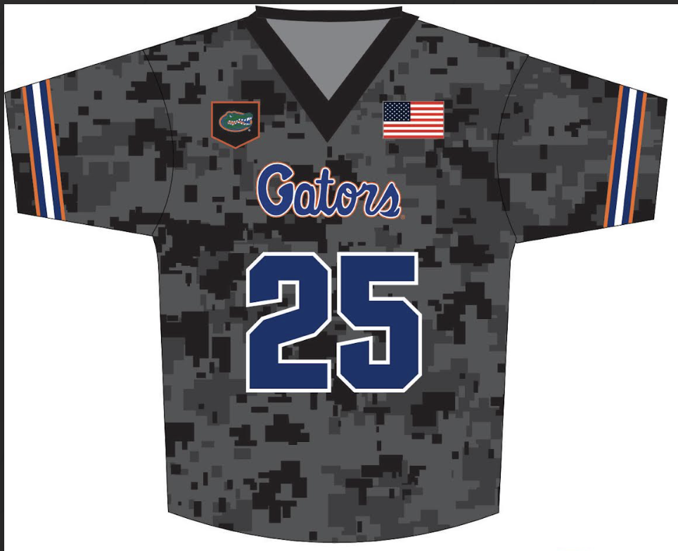Florida Gators Lacrosse Military Jersey - TeamLAX Plus