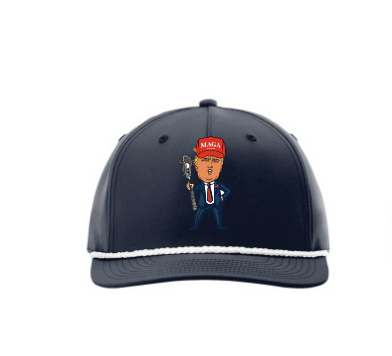 Trump Lacrosse Rope Hat (Navy) - TeamLAX Plus
