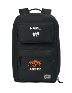 Oklahoma State Lacrosse Nike Backpack - TeamLAX Plus