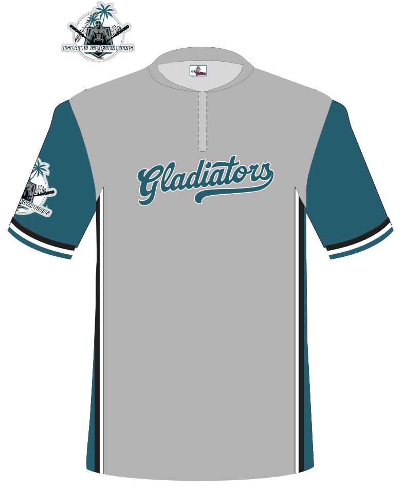 Gladiators Baseball Cage Jacket *Coaches* (Grey) - TeamLAX Plus